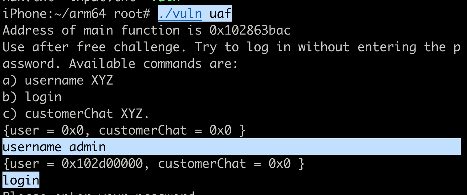 Arm64 Reversing And Exploitation Part 2 Use After Free 8ksec Blogs