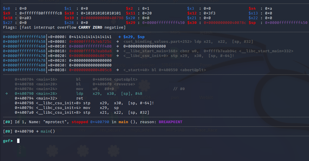 ARM64 Reversing And Exploitation Part 4 – Using Mprotect() To Bypass NX Protection | 8kSec Blogs