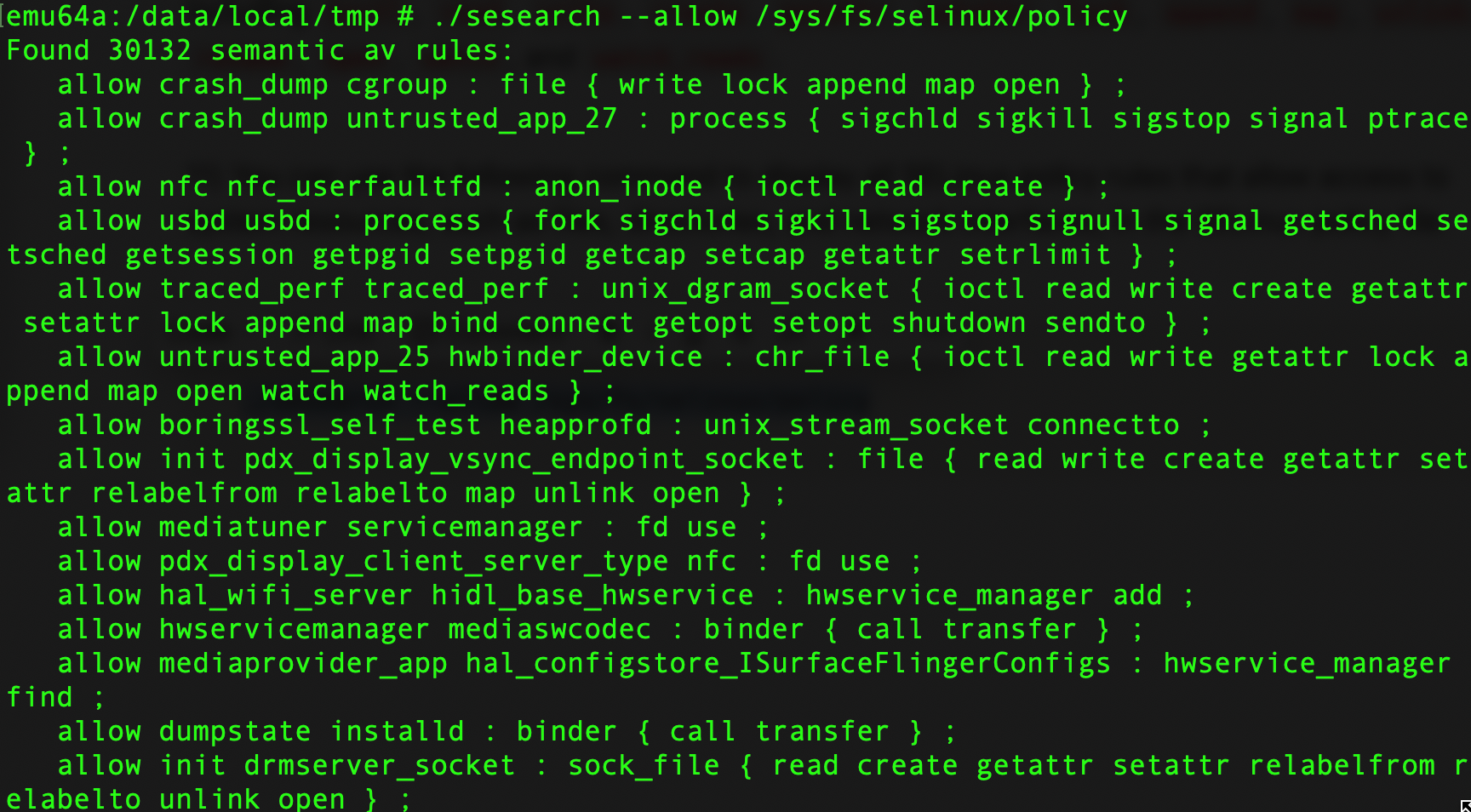 Android SELinux Internals Part I | 8kSec Blogs - 8kSec